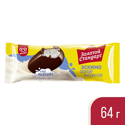 Золотой Стандарт Эскимо Пломбир Классический – Интернет-магазин ...